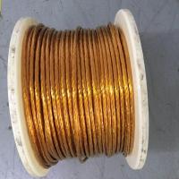 China Taped Size 0.18 X 1386 9kv High Voltage Flat Litz Wire Enameled Insulated Copper Wire With Ul Sgs Approval for sale