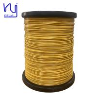 China Extruded ETFE Litz Wire 0.1mm*250 Class 155 Copper Conductor for sale