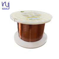 China AIW Enameled Flat Copper Wire 2.0mm 3mm 4mm Rectangular Wire for sale