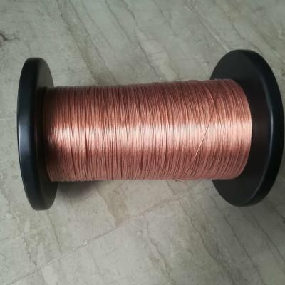 China 2uew 155 High Frequency Copper Litz Wire Muti Strands for sale