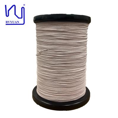 China 100/0.1mm USTC High Temperature High Frequency Wire Enameled Silk Covered Copper Litz Wire for sale