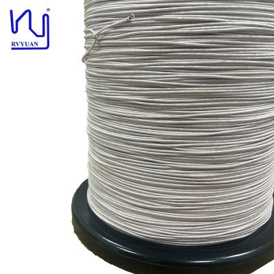 China 0.1mm USTC High Temperature High Frequency Wire Enameled Silk Covered Copper Litz Wire for sale