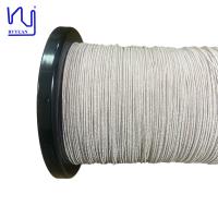 China USTC Class 155 0.2mm*40 Insulated Silk Covered Copper Litz Wire 3500V for sale