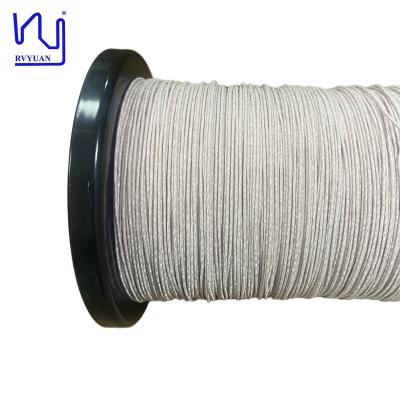 China USTC Class 155 0.2mm*40 Insulated Silk Covered Copper Litz Wire 3500V for sale