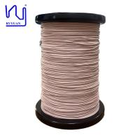 China High Frequency 0.05mm-0.1mm Enameled Magnet Wire Silk Covered Copper Litz Wire Solid Conductor for sale
