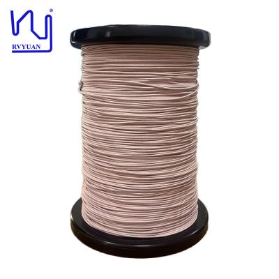 China High Frequency 0.05mm-0.1mm Enameled Magnet Wire Silk Covered Copper Litz Wire Solid Conductor for sale