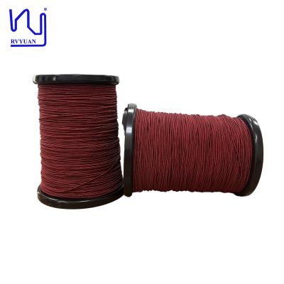 China High Frequency Stranded 0.08mm 27 Strands Silk Covered Litz Wire for sale