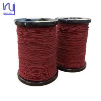 China USTC Class 155 0.08mm*270 Insulated Silk Covered Copper Litz Wire 1100V Rated Voltage for sale