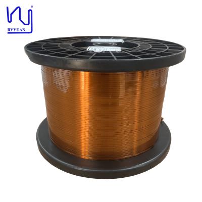 China Enameled Copper Winding Wire AIW 0.15mm X 2.0mm Rectangular Wire for sale