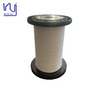 China Natural Silk Covered Litz Wire 0.06mmx24 Strands Pure Silver Litz Wire for sale