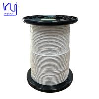 China 0.2mm Single Conductor High Frequency Multi Strand Silk Wrapped Copper Litz Wire for sale