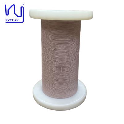 China USTC Class 155 0.025mm*7 Insulated Silk Covered Copper Litz Wire 500V Rated Voltage for sale