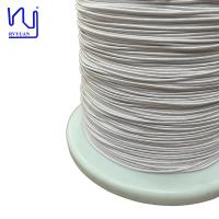 China USTC UDTC 0.071mm*250 HF Insulated White Twisted Enameled Copper Silk Covered Litz Wire for sale