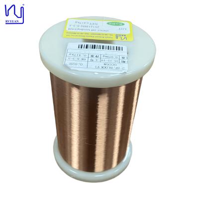 China 0.028mm Self bonding 6N OCC High Purity Enameled Copper Wire for sale