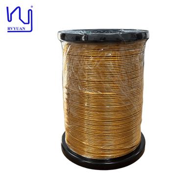 China Taped Litz Wire 5000V Polyimide Film Wrapped Mylar Film Covered Copper Wire for sale