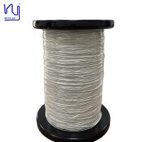 China Natural Silk Serving 0.055mm Silver Plated Litz Wire For Audio for sale