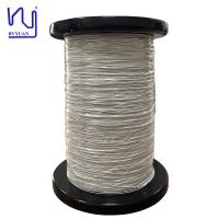 China 0.055mmx126 Natural Silk Covered Silver Plated Litz Wire For Audio for sale
