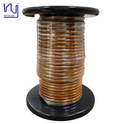 China Solid 6500 Strands Kapton Taped Litz Wire Enameled Copper Wire Industrial High Frequency Applications HUAYE TECH for sale