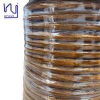 China Flat litz wire 7.4mmx7.4mm Kapton insulation 0.071x6500 Taped Litz Wire For High Frequency high Voltage applications for sale