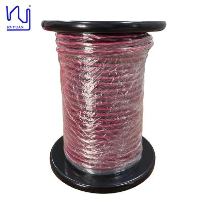 China 2UDTC-F 0.2mmx1300 Nylon Serving Litz Wire Copper Stranded Wire for sale