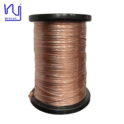 China 2UEW-H 0.1mm 38 AWG *180 Strands enameled Copper Litz Wire For Transformer for sale