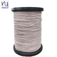 China USTC UEW 0.10mm Stranded Silk Covered Litz Wire High-Frequency Magnet Wire for Automotive Wireless Charging Coils for sale