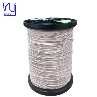 China 2USTC-F 0.1mmx150 Multiple Strands Copper Litz Wire For Transformer for sale