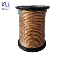 China 3000/38 AWG Taped Litz Wire with High Voltage Withstand and Max.O.D.8.23mm for Transformer Windings for sale