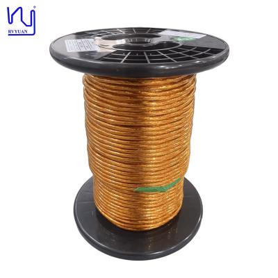 China PI Taped Copper Litz Wire 0.32mm 156 Strands 6000V Insulated Stranded Wire for EV Vehicle for sale