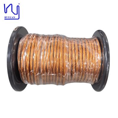 China PI/PET/PTFE/ETFE Insulation Copper Litz Wire 0.32mm 250 Strands For High Frequency Applications for sale