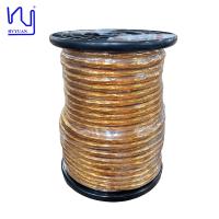China UL Certificated 6000V Polyimide Film Wrapped Copper Litz Wire with 528 Strands for sale