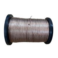 China Round Class 130C Enameled Copper Mylar PET Film Taped Litz Wire 0.10mm*127 Strands for sale