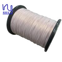 China Custom 0.10mmX500 Strands PTFE Wrapped Copper Litz Wire for sale