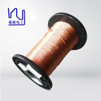 China 180 Rated Temperature Self Adhesive Copper Litz Wire Solid Conductor for sale