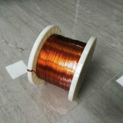 China 0.4mm Thickness Rectangular Copper Wire 220 Grade Flat Copper Wire for sale