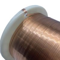 China OEM/ODM 0.70x2mm Self-bonding AIW Enamelled Flat Copper Wire for Components for sale