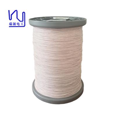 China 2USTC155 0.071mm X 250 Strands Nylon Serving Copper Litz Wire for sale