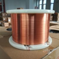 China 0.10mm Flat Enameled Copper Wire For Electric Motor Winding for sale