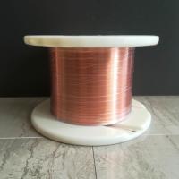 China Insulated Flat Enameled Copper Wire 0.8mm X 2.0mm Eiw Class 180 for sale