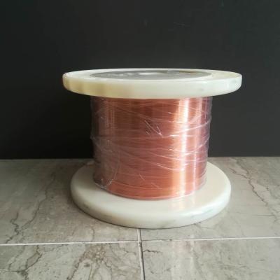China 0.3*0.1mm  Nature Color Rectangular Copper Wire Enamelled Magnet Wire Smooth UL Approved for sale