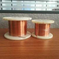 China EI / AIWJ 220 Grade 1.1mm*0.9mm Rectangular Enameled Copper Wire Flat Winding Wire for sale