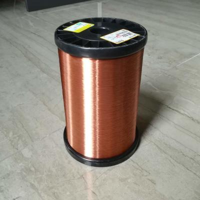 China 40awg Polyurethane Enameled Copper Wire 2uew / 3uew-F 0.08mm Solderable For Voice Coils for sale