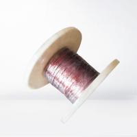 China Self Bonding Enamelled Round Copper Wire / Solderable Super Fine Magnet Wire For Wireless Charger for sale