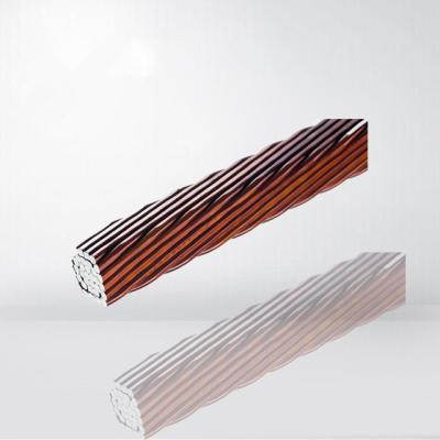 China Enamelled Copper Litz Wire Copper Magnet Wire Temperature 130 - 220 High Cut Through for sale