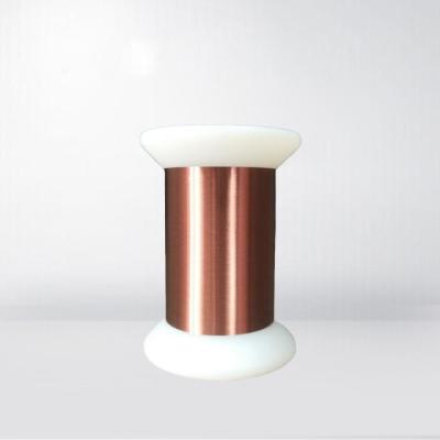 China 20 - 56 AWG Multi Applications Ultra Thin Enameled Copper Wire Self Bonding Magnet Wire With Good Solderability for sale
