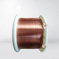 China 0.1*1.0mm Class 180 Self Bonding Wire Rectangular Enameled Copper Wire Nature Color for sale