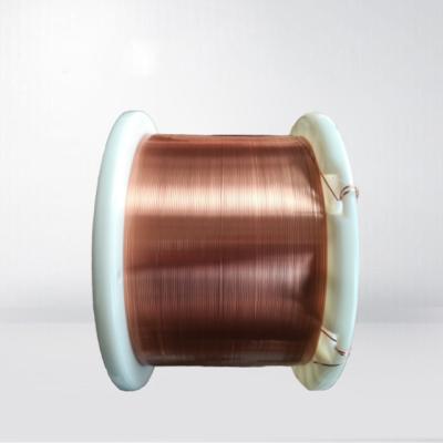 China 0.1*1.0mm Class 180 Self Bonding Wire Rectangular Enameled Copper Wire Nature Color for sale