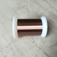 China 0.012 - 0.8mm Ultra Fine Enameled Copper Wire With Good Solderability for sale