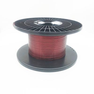 China Rectangular Copper Enamelled Winding Wire EIW Insulation With Solid Conductor for sale