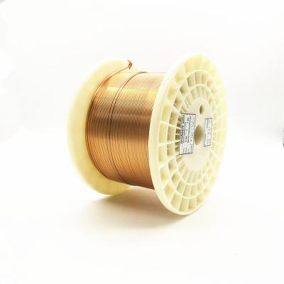 China Flat Enameled Wire 1.60 Mm * 0.80 Mm Class 180 Rectangualr Copepr Wire for sale
